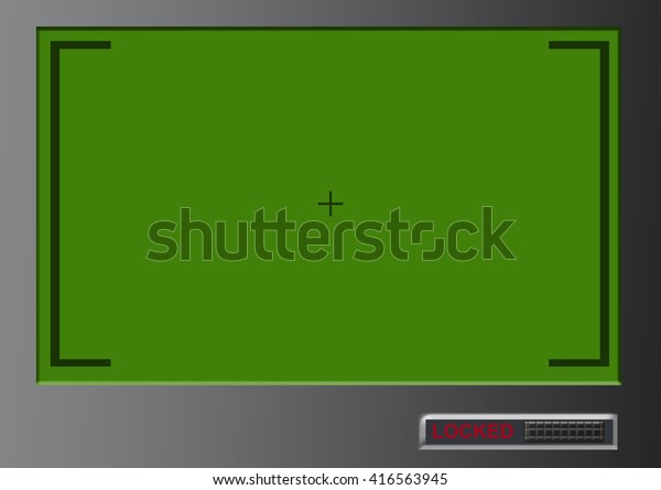 Blank Green Screen Background Menu Target Stock Illustration 416563945 ...