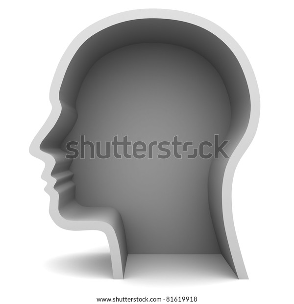 Blank Head Stock Illustration 81619918