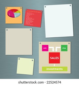 Blank Notes Graph Business Model On: ภาพประกอบสต็อก 22524574 | Shutterstock