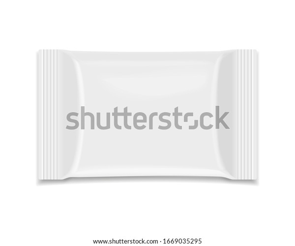 Blank Pack Isolated On White Background Stock Illustration 1669035295 ...