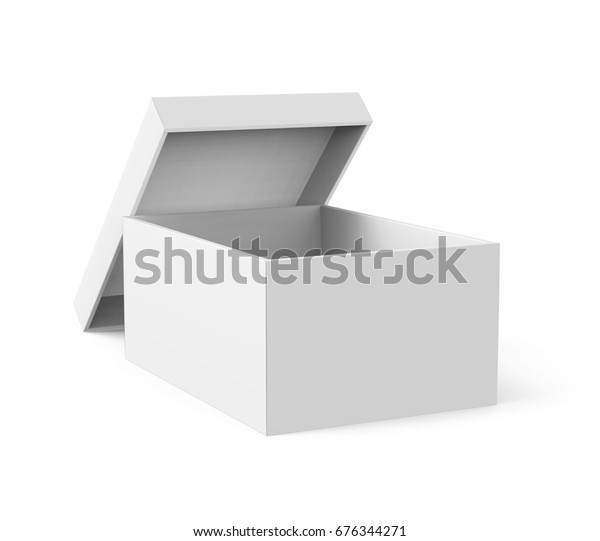 Blank Paper Box Template Single Box Stock Illustration 676344271 ...