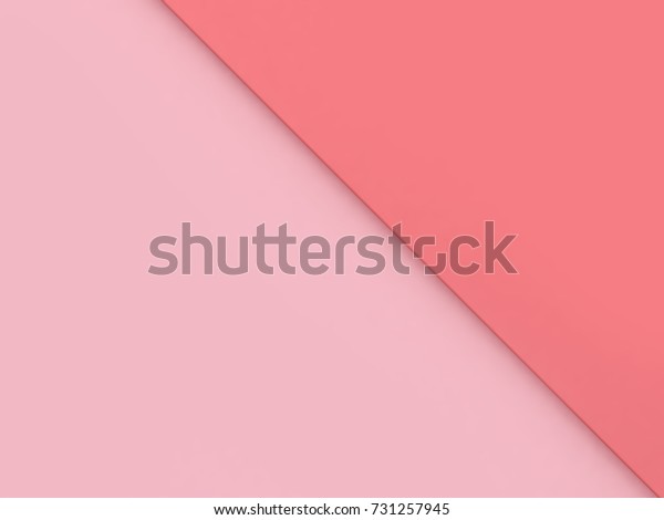 Blank Pink Tilted Corner Soft Pink Stock Illustration 731257945