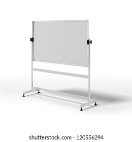 Blank Presentation Screen Isolated On White Stock Illustration 500186899