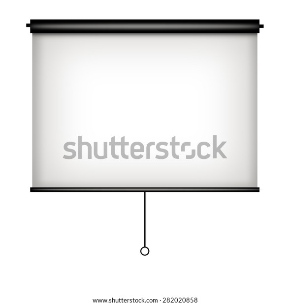 Blank Projector Screen: ภาพประกอบสต็อก 282020858 | Shutterstock