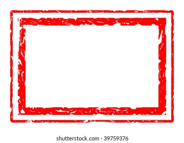Blank Rectangular Stamper Isolated On White Stock Illustration 39759376 ...