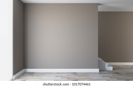 Blank Room 3d Rendering Stock Illustration 1017074461 | Shutterstock