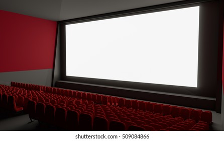 Cinema Seats Blank Screen Hand Opening Stock Photo 605917946 | Shutterstock