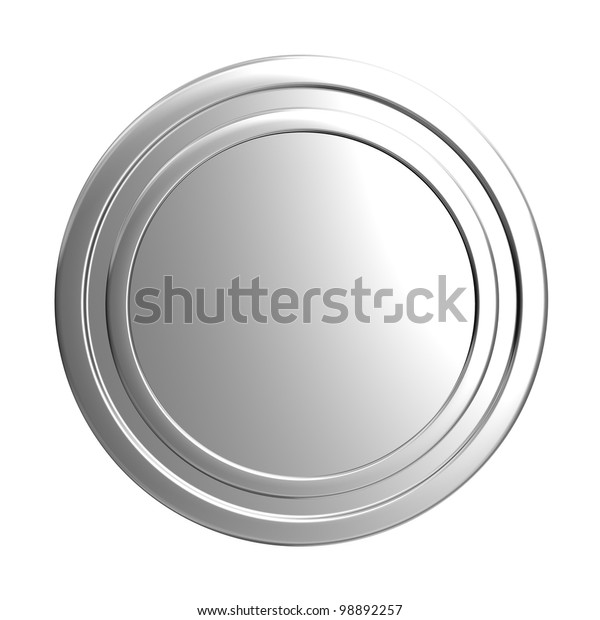 Blank Silver Coin Stock Illustration 98892257 Blank Silver Coin Stock Illustration 98892257