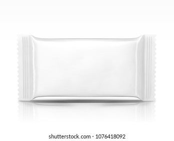 Blank Snack Package Design 3d Illustration Stock Illustration ...