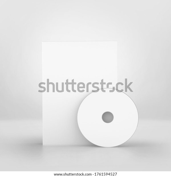 Blank Software Box Mockup Disk Medium Stock Illustration 1761594527 ...