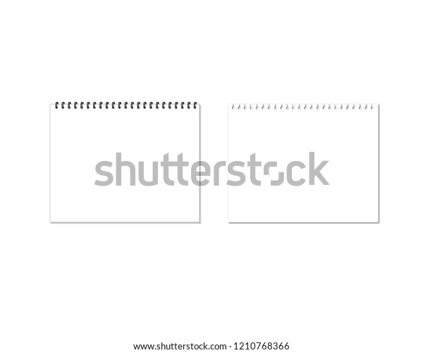 Blank Spiral Notepad Notebook Ripped Off 스톡 일러스트 1210768366 | Shutterstock
