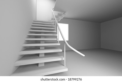 Blank Star Interior 3d Rendering Stock Illustration 18799276 | Shutterstock