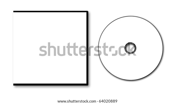 Blank Vcd Case Disc On White 스톡 일러스트 64020889 | Shutterstock