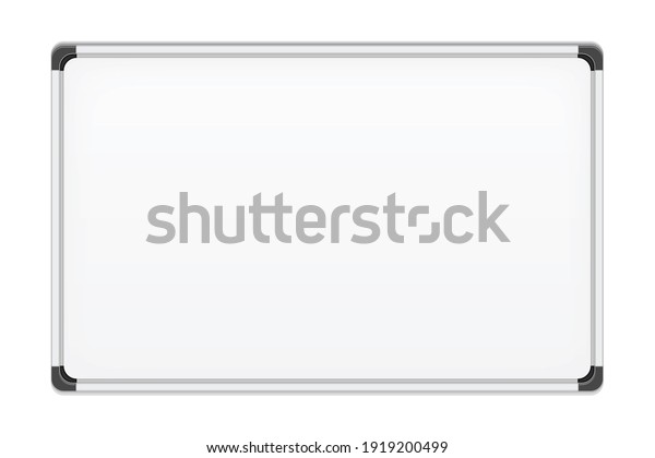 Blank White Board Frame Writing Drawing Stock Illustration 1919200499 ...