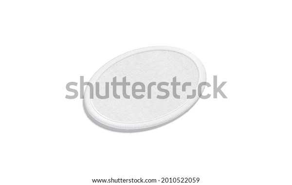 Blank White Round Embroidered Patch Mockup Stock Illustration 2010522059