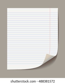 Blank Worksheet Exercise Book Stock Illustration 488381572 | Shutterstock
