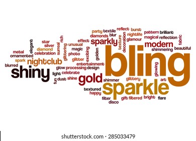 Bling Word Cloud Stock Illustration 285033479 | Shutterstock