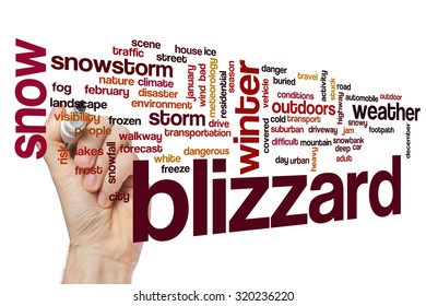 Blizzard Word Cloud Stock Illustration 320236220 | Shutterstock