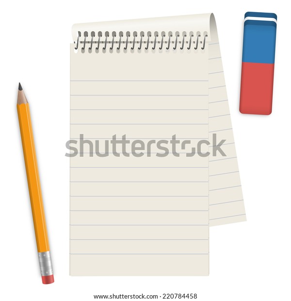 Block Pencil Eraser Stock Illustration 220784458 | Shutterstock