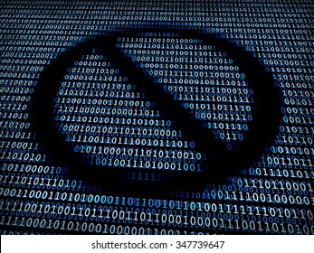 Block Symbol Digital Background Concept Network Stock Illustration ...