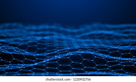 Blockchain Technology Background Abstract Technology Background Stock ...