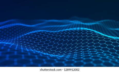 Blockchain Technology Background Block Chain Network Stock Illustration ...