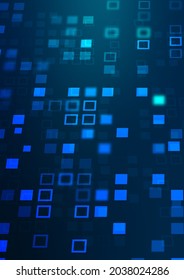 Blockchain Technology Background Gradient Blue Stock Illustration ...