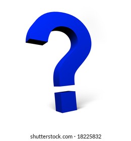 Blue 3d Question Mark Stock Illustration 18225832 | Shutterstock