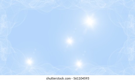 Blue Abstract Background Light Reflections Stock Illustration 561104593 ...