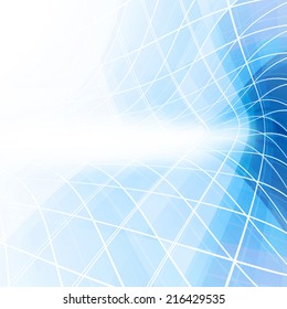 Blue Abstract Technology Background Stock Illustration 216429535 ...