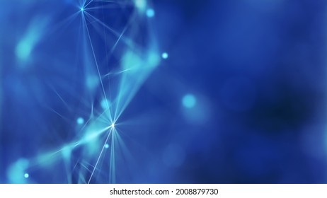 Blue Abstract Technology Engineering Background Plexus Stock ...