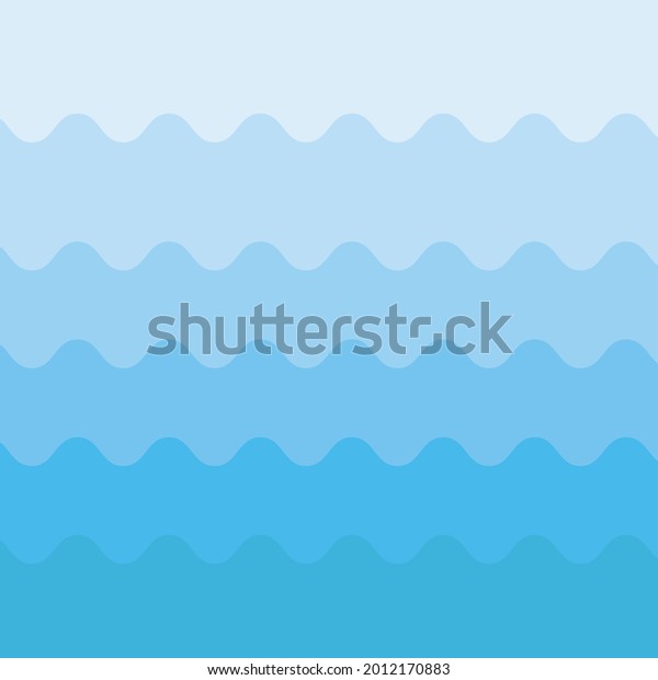 Blue Abstract Waves Background Wave Pattern Stock Illustration ...