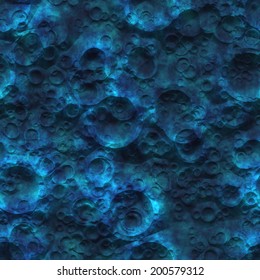 Blue Asteroid Surface Seamless Texture Background Stock Illustration ...