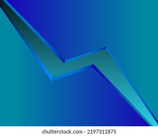 Blue Background Split Two 3d Abstractbook Stock Illustration 2197311875 ...