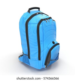 Navy Blue Backpack Bag Digital Painting Stock Illustration 1911001894 ...