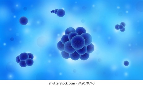 Blue Bacteria Stock Illustration 742079740 | Shutterstock