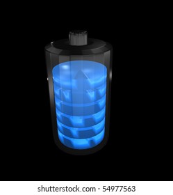 Blue Battery Full Charge Lighting Vector 库存矢量图（免版税）510582349 | Shutterstock
