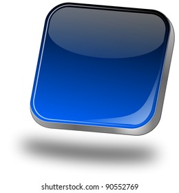 Blue Blank Button Stock Illustration 90552769 | Shutterstock