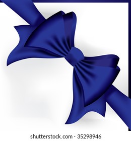 Blue Bow Stock Illustration 35298946 | Shutterstock