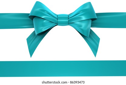 Blue Bow Stock Illustration 86393473 | Shutterstock