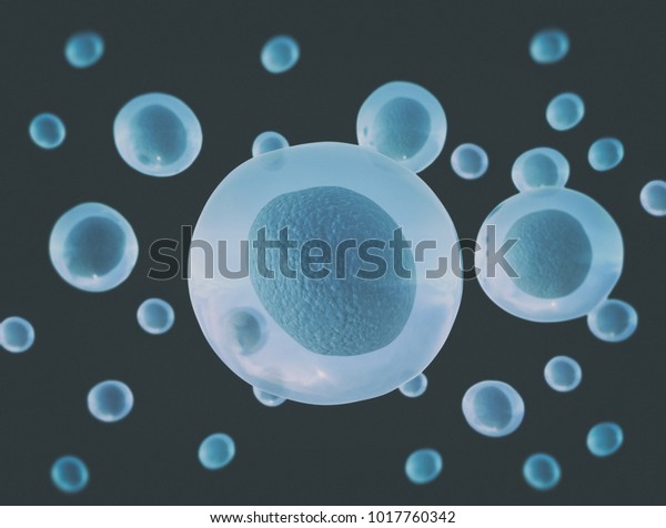 Blue Cells Under Microscope Life Biology 스톡 일러스트 1017760342 | Shutterstock
