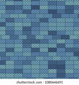 Blue Checkered Brick Texture Background Pattern Stock Illustration ...