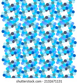 Blue Circle Dot Templete Isolated Background Stock Illustration ...