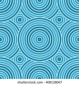 Blue Circular Textile Pattern Abstract Geometric Stock Illustration ...
