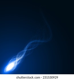 Arc Formed Comets Blue Abstract Three: เวกเตอร์สต็อก (ปลอดค่าลิขสิทธิ์ ...