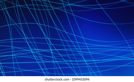 Blue Connection Lines Background Technology Concept Stock Illustration ...