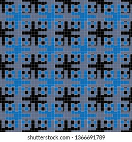 Blue Digital Pixels Stock Illustration 1366691789 | Shutterstock