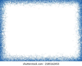 Blue Dots Speckled Border Pattern Stock Illustration 2185162453 ...
