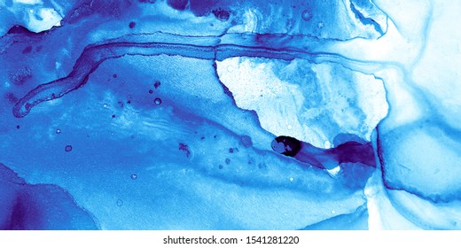 Blue Ethereal Art Solid Digital Concept Stock Illustration 1541281220 ...