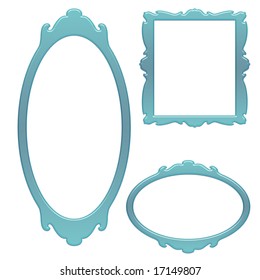 Blue Frames Tags Labels Stock Illustration 17149807 | Shutterstock